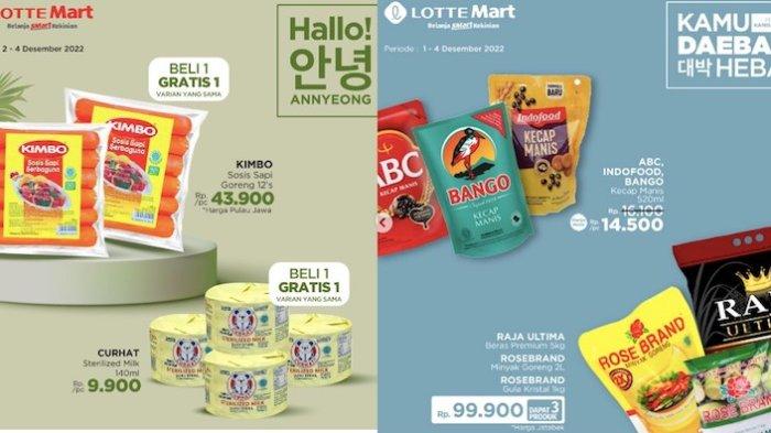 Katalog Promo Lottemart 3-4 Desember, Diskon Paket Sembako, Snack buat ...