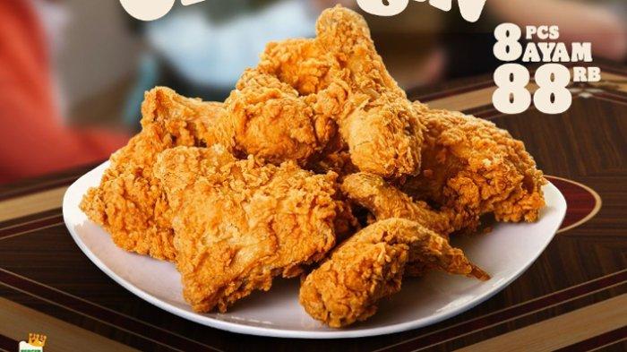 Promo Makanan Spesial 7.7 Beli 8 Ayam Burger King Cuma Rp80 Ribuan ...