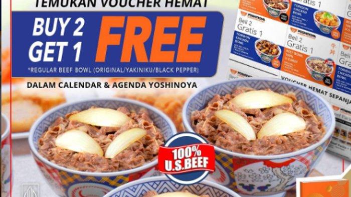 Promo Makanan Spesial Minggu, Yoshinoya Bertiga Cuma Rp 69 Ribu ...