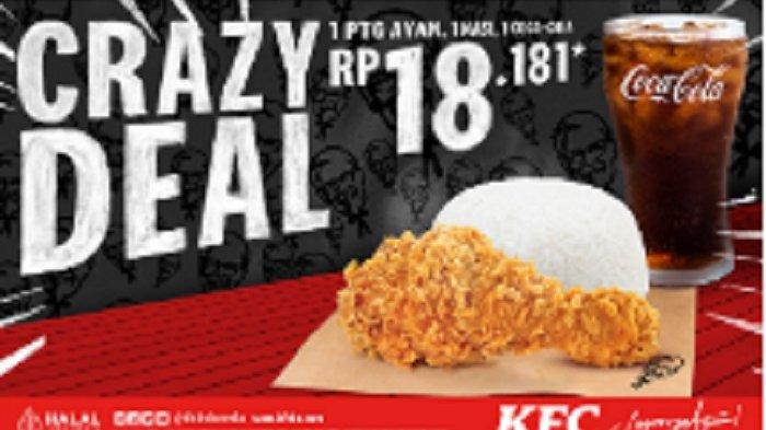 Promo Makanan 12 Agustus, Makan Paket Lengkap KFC Cuma Rp18.000 ...