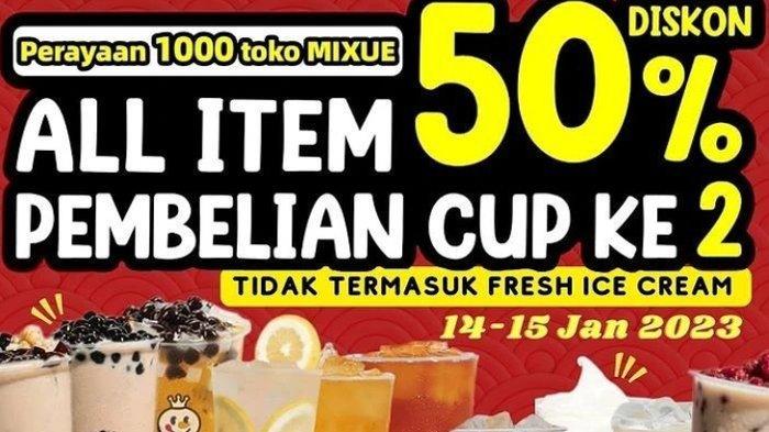 Promo Makanan Akhir Pekan, Mixue Rayakan 1000 Toko Pembelian ke-2 ...