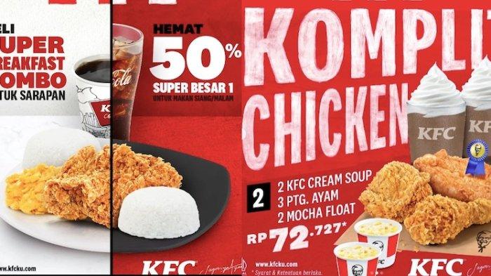Promo Makanan dari KFC Beli Paket Sarapan Diskon 50 Persen Paket Super ...