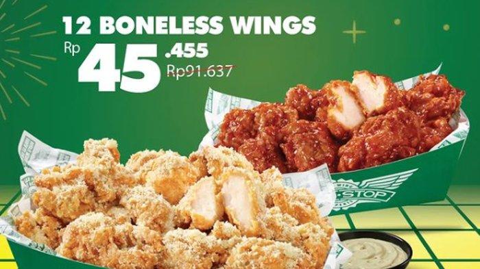 Promo Wingstop, 9 Ayam Goreng Cuma Rp45 Ribuan Beli 1 Lusin JCO Free Iced Chocolate ...
