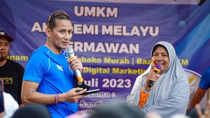 Dicurhati Emak-emak dan UMKM Batam Soal Mahalnya Sembako, Ini Solusi Sandiaga Uno ...