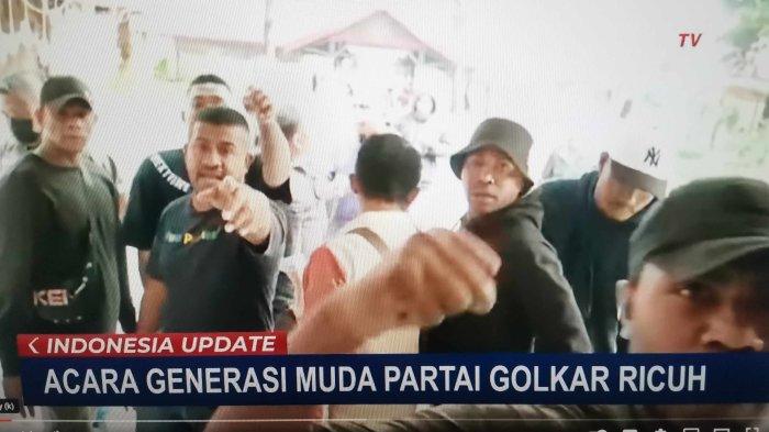 Diskusi Pemuda Golkar Ricuh, Wartawan Dihajar, Almanzo Sebut Para ...