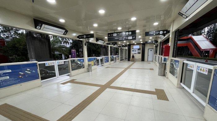 Halte Integrasi Transjakarta Sudah Diuji Coba Tetapi Akses ke Kereta LRT Jabodebek Belum Juga ...