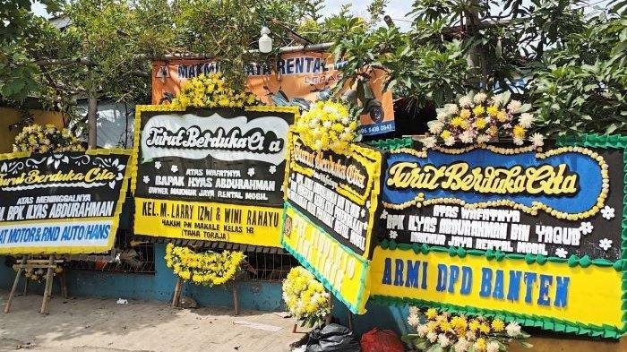 Karangan Bunga Banjiri Rumah Bos Rental Mobil yang Tewas Ditembak di ...