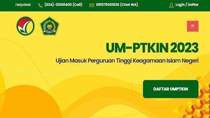 Sore ini Pendaftaran UM PTKIN 2023 akan Dibuka, Simak Persyaratannya - Wartakotalive.com