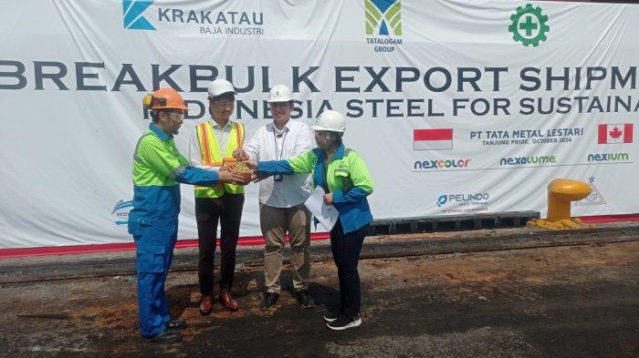 Cetak Sejarah, Tata Metal Lestari Ekspor 3.000 Ton Baja Lapis ke Kanada ...