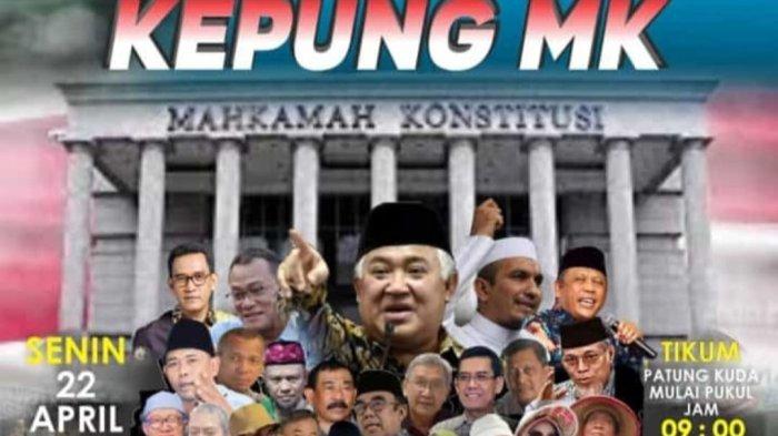 Tokoh Nasional Kepung MK Besok, 9 KA Keberangkatan Stasiun Gambir ...