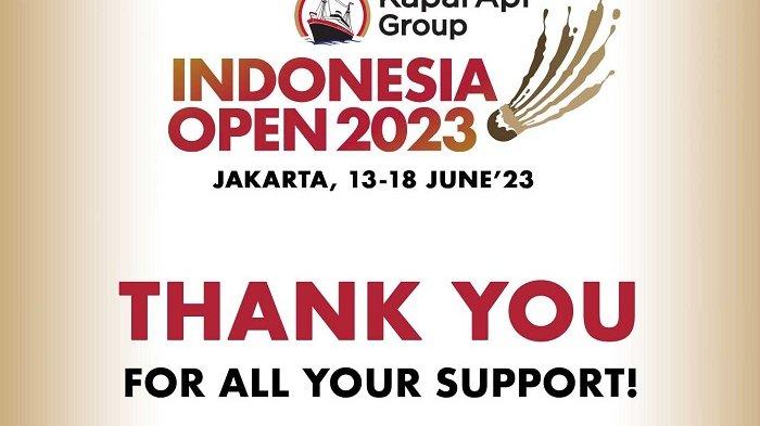 Tiket Online Indonesia Open 2023 Habis Terjual, Badminton Lovers Bisa Beli Offline di Istora ...
