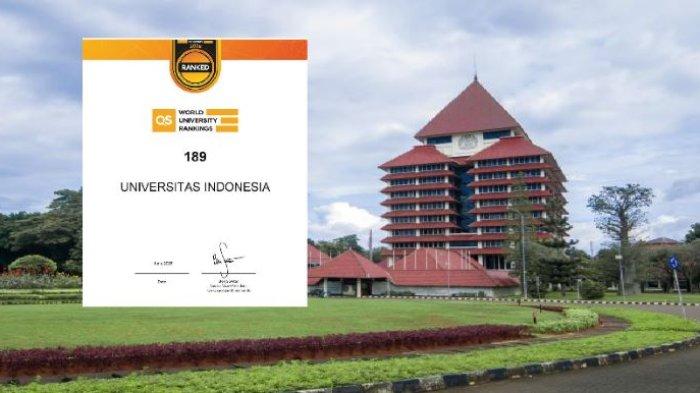 Pesan Rektor UI Universitas Indonesia Bukukan Sejarah di Peringkat ke-189 Universitas Terbaik ...