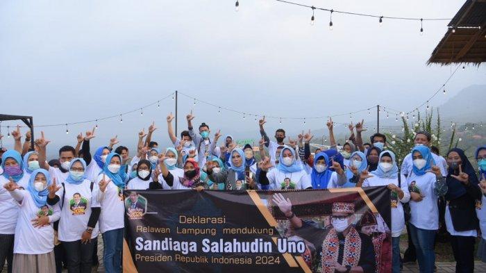UMKM dan Petani di Lampung Deklarasi Dukung Sandiaga Uno Maju Pilpres 2024 - Wartakotalive.com