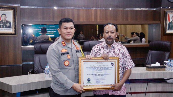 Dapat Nilai Pelayanan Tertinggi, Polresta Bandara Soetta Diganjar Penghargaan dari Ombudsman ...