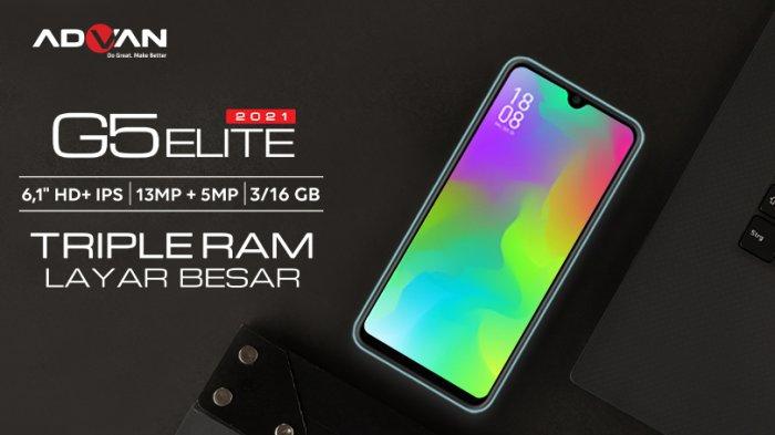 Advan G5 Elite 2021, Smartphone Rp 1 Jutaan dengan Layar 6,1 Inci HD ...