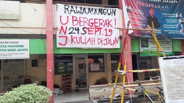 Aktivitas Perkuliahan Sepi, Banyak Mahasiswa UNJ Pilih Ikut Demo di DPR ...