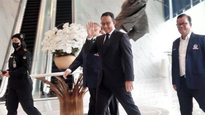 Resmi Diusung Jadi Capres, Anies Baswedan Tiba di Kantor NasDem dengan Senyum Semringah ...