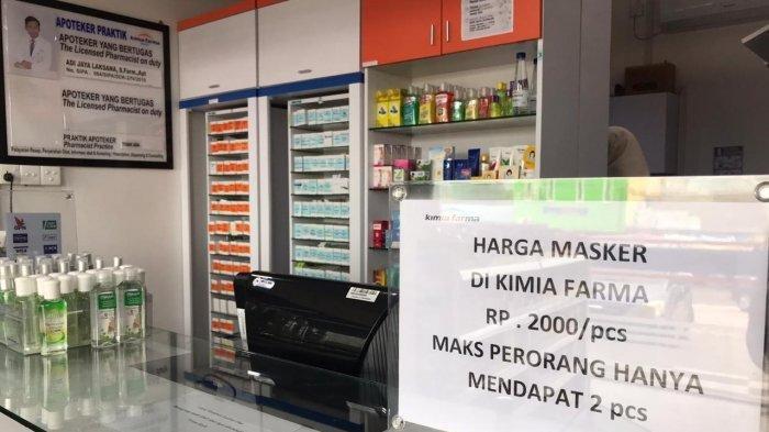 Apotek Kimia Farma Jual Masker Rp 2 000 Stoknya 7 2 Juta Lembar Ini