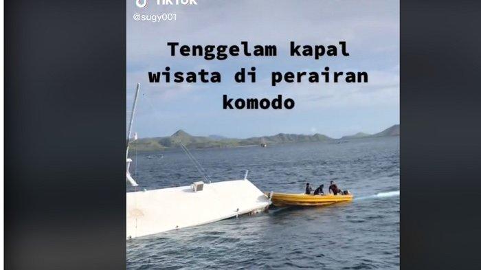 Kapal Wisata Tiana Angkut Wisatawan Mancanegara Tenggelam di Labuan Bajo - Wartakotalive.com