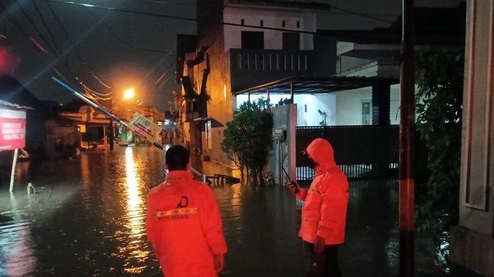 Titik-titik Banjir di Kota Bekasi Akibat Drainase Buruk dan Curah Hujan Tinggi - Wartakotalive.com