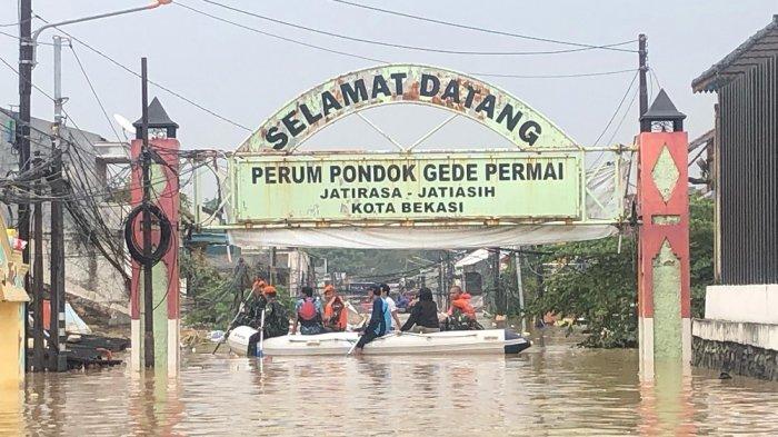 Perumahan PGP Bekasi Banjir Hingga 3 Meter, Warga: Ini Terparah Sepanjang Lima Tahun ...
