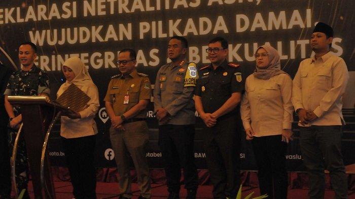 Deklarasi Netralitas Pilkada, Bawaslu Kota Bekasi Hadirkan ASN, Vidya Nurrul: Jangan Basa-basi ...