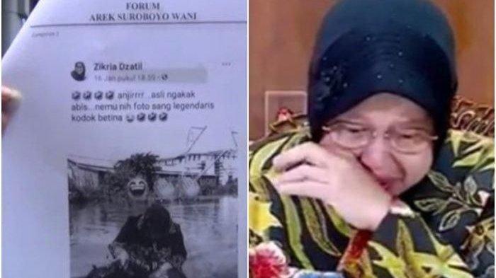 Ibu Rumah Tangga Penghina Risma dengan Sebutan Kodok Betina Hanya Bisa ...