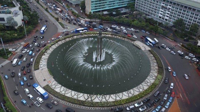 Foto-foto Suasana Stasiun MRT di Kawasan Bundaran HI Jakarta Pusat ...