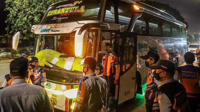 Sisir Terminal Bayangan di Jakarta Utara, Dua Bus AKAP Terjaring Razia ...