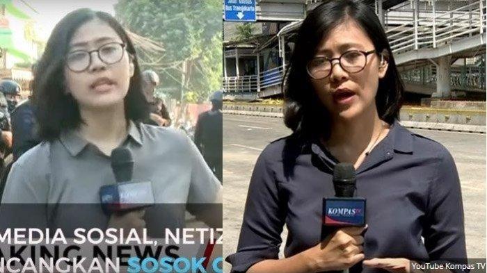 Reporter KompasTV Cindy Permadi Viral Saat Kerusuhan 22 Mei, Netizen ...