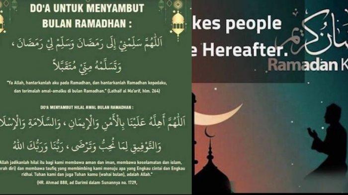 Doa Menyambut Ramadhan 2021 Disertai Latin dan Artinya , Dibaca Saat Magrib - Wartakotalive.com