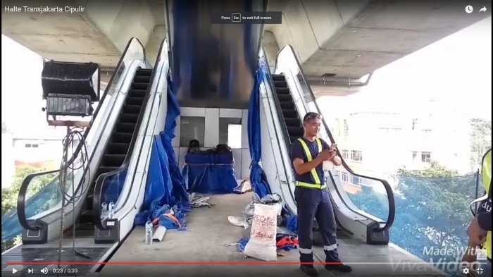 Eskalator Dibangun di Cipulir untuk Mudahkan Pengguna Bus Transjakarta ...