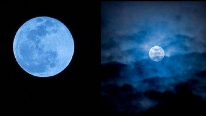 Malam Ini Terjadi Fenomena Blue Moon, Berikut Ini Waktu Puncak ...