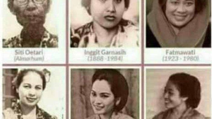 Foto-foto Istri Soekarno, Berikut Kisah Cinta Sembilan Istri Soekarno ...