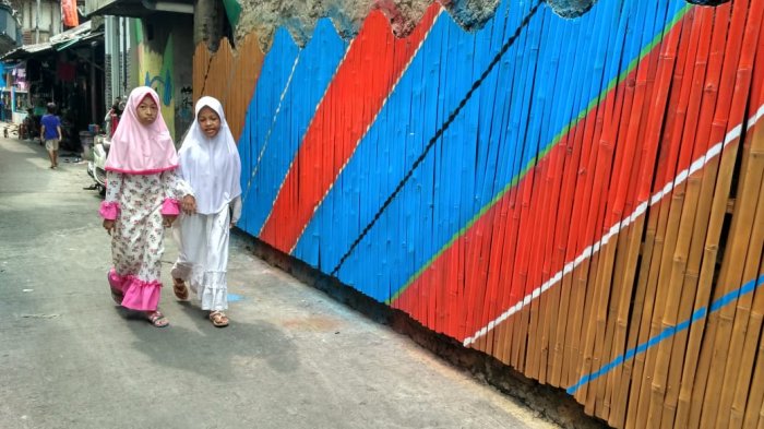 Warga Sunter Jaya Ubah Kawasan Gang Sempit Jadi Ramah Anak ...