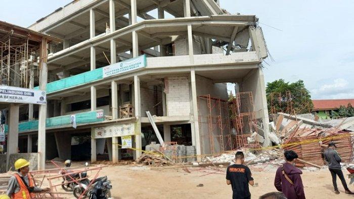 BREAKING NEWS, Gedung SMA 96 Jakarta Roboh saat Proses Rehab Total ...