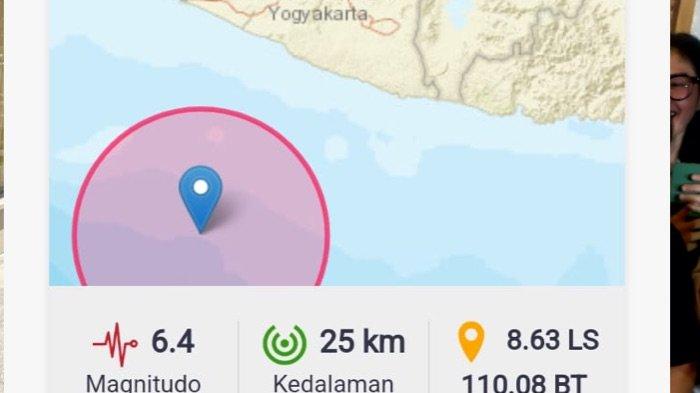 Gempa Berkekuatan 6,4 SR Guncang Yogyakarta, BMKG Catat 17 Titik Kerusakan dan 5 Kali Gempa ...