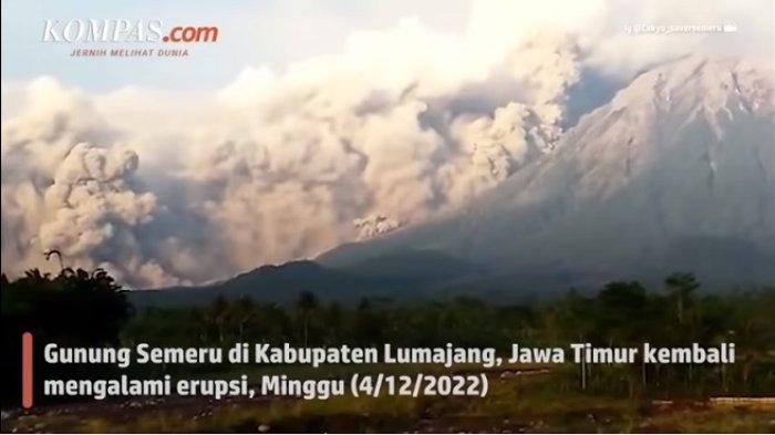 Status Siaga 3 Gunung Semeru Kembali Keluarkan Lava Pijar Sejauh 2 ...