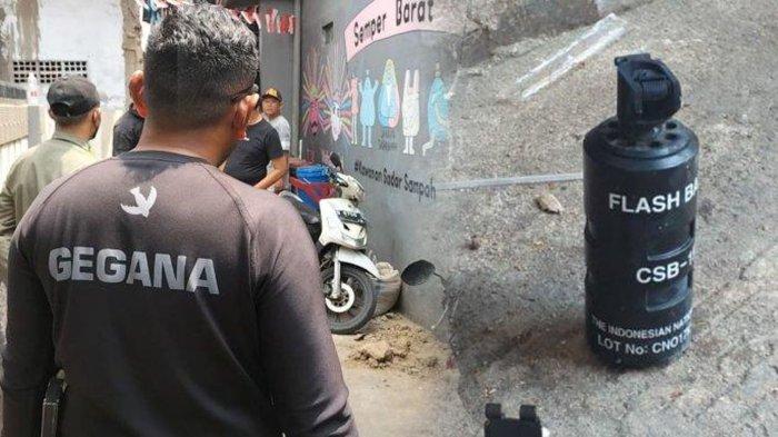 VIDEO : Sebuah Granat Kejut Meledak di Gang Sempit Semper Barat ...