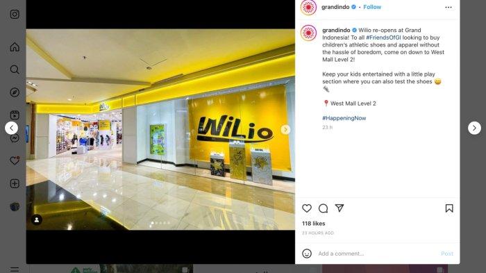 Promo Mall Jakarta: Beli Sepatu dan Pakaian Olahraga Anak, Ada Wilio di ...
