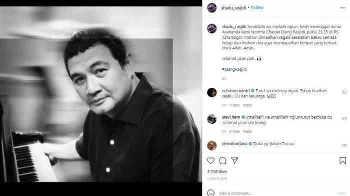 Idang Rasjidi Meninggal Dunia, Musisi Indonesia Berduka dan Sampaikan ...