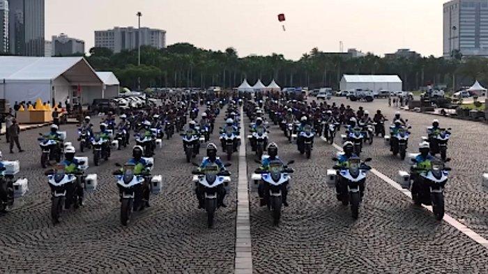 HUT ke-79 Bhayangkara di Monas Dijaga 5.800 Personel Gabungan, Polisi Minta Warga Hindari Jalan ...