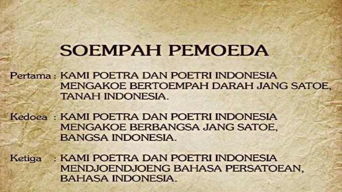 13 Tokoh yang Ikut Membuat Teks Sumpah Pemuda Pada 28 Oktober 1928 ...