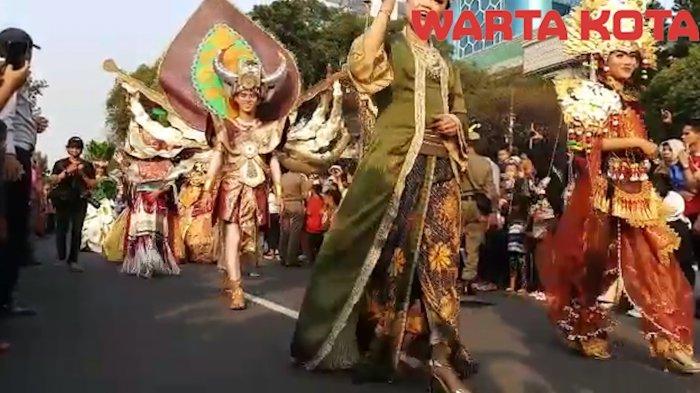 VIDEO: Meriahnya Jakarnaval 2019, Diikuti 5000 Peserta Pawai ...