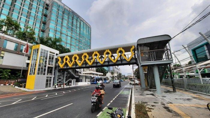 VIDEO Begini Penampakan JPO Atrium Senen Baru yang Pembangunannya ...