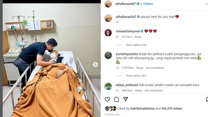 Venna Melinda Diduga Jadi Korban KDRT, Athala Naufal Dampingi di Rumah Sakit - Wartakotalive.com