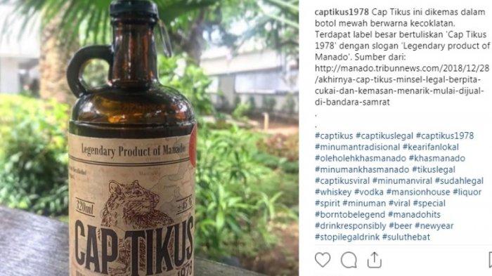 Minuman Keras Cap Tikus Khas Manado Kini Sudah Legal, Dijual di Bandara ...