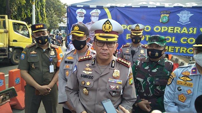 Hari Pertama PSBB Jakarta Total, Ditlantas Bersama Pemprov DKI dan TNI ...