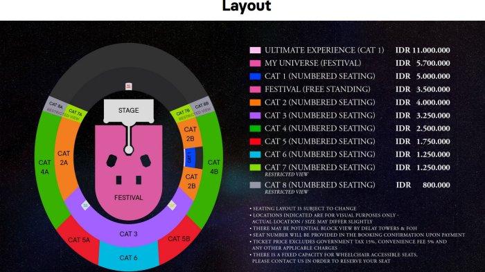 Warna Layout Konser Coldplay Mirip Pelangi, Benarkah Kekhawatiran Novel ...