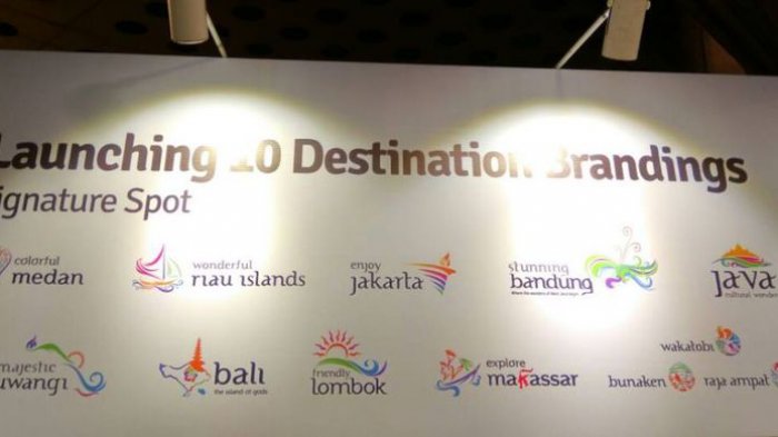 Biar Ngetop, 10 Daerah Wisata Indonesia Punya Logo Baru - Wartakotalive.com